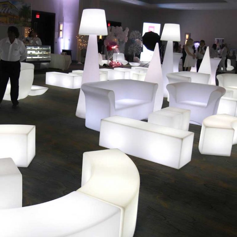 LED Lounge Furniture Rental – Florida Furniture Rental