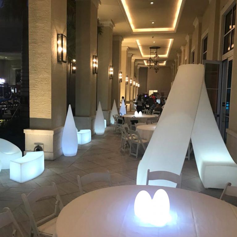 LED Lounge Furniture Rentals | Florida Furniture Rental