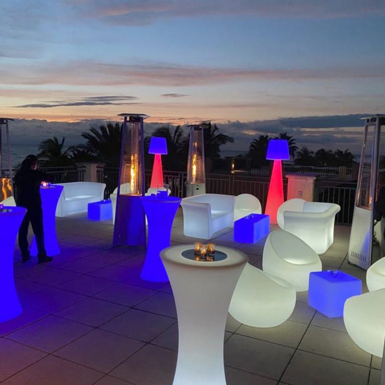 LED Lounge Furniture Rentals | Florida Furniture Rental
